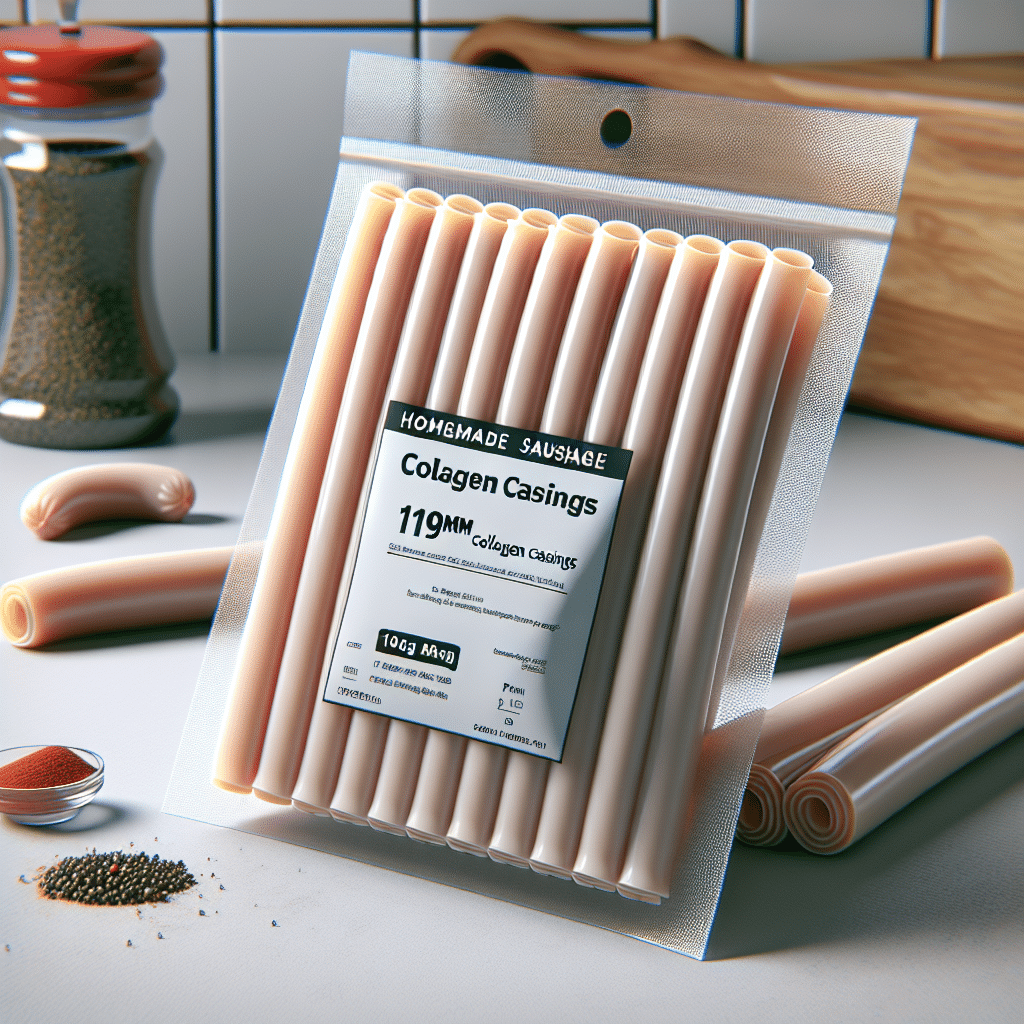 19mm Collagen Casings: For Gourmet Sausages at Home