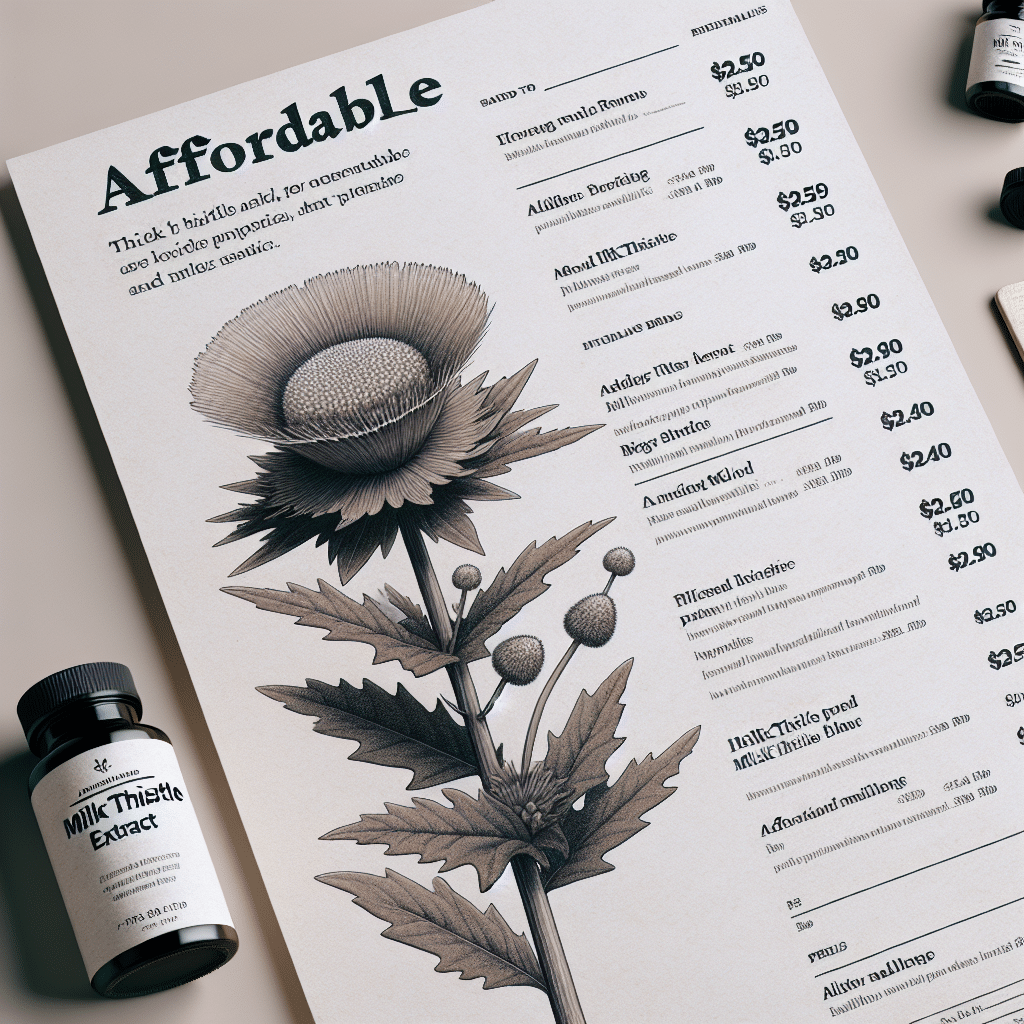 Cheap Milk Thistle Extract Price List